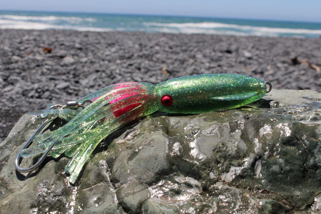 Soft Plastic Squid Rigged with Hook - Soft Plastic Fishing Lures by B2Squid