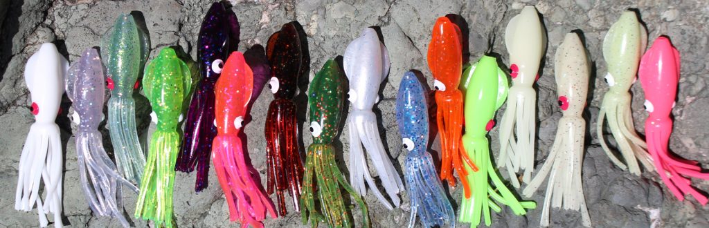MINI B2 6-pack of Mini B2 Squid bodies - Soft Plastic Squid Bodies